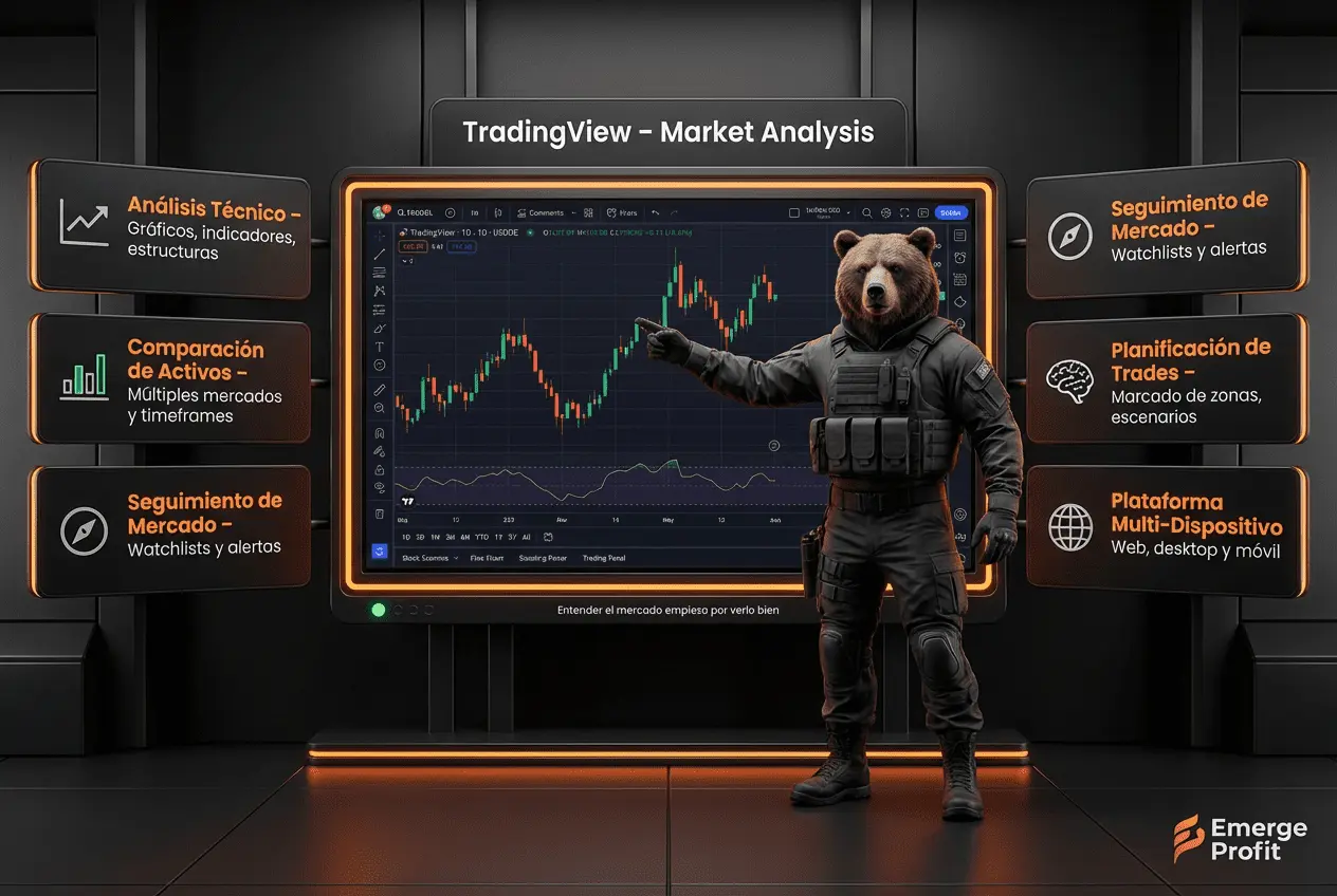 Qué es TradingView y Para Qué Sirve: Guía 2026 | Emerge Profit
